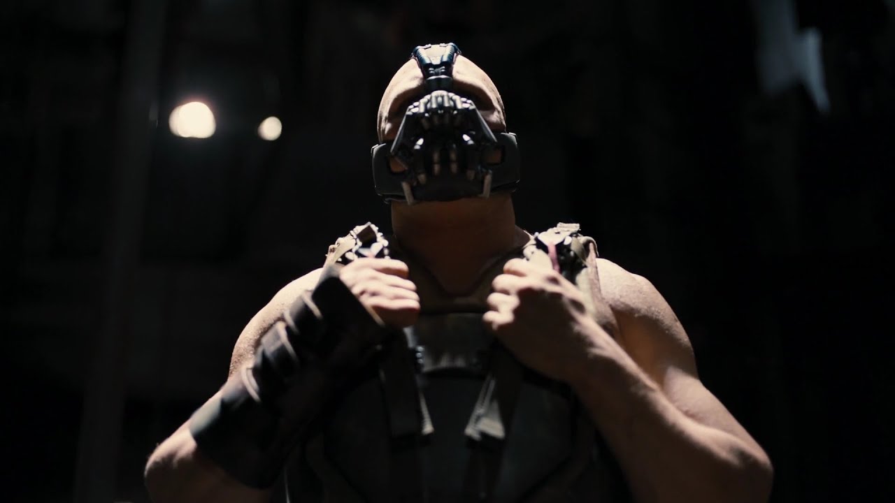 The Dark Knight Rises | BATMAN VS BANE | sewer fight - YouTube