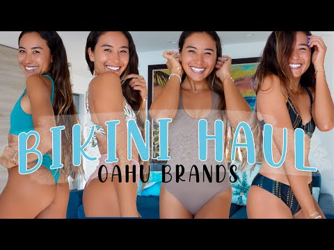 BIKINI TRY ON HAUL (MY FAV HAWAII BRANDS!!)