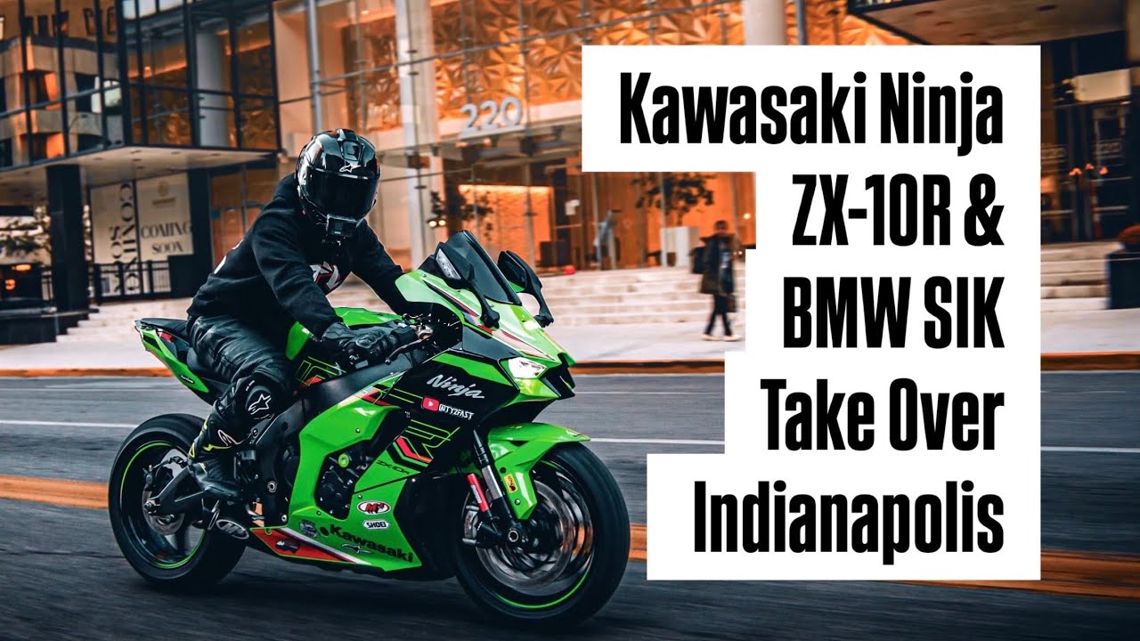 ZX10R & BMW S1K TAKE OVER STREETS AND HIGHWAYS OF INDIANAPOLIS - YouTube