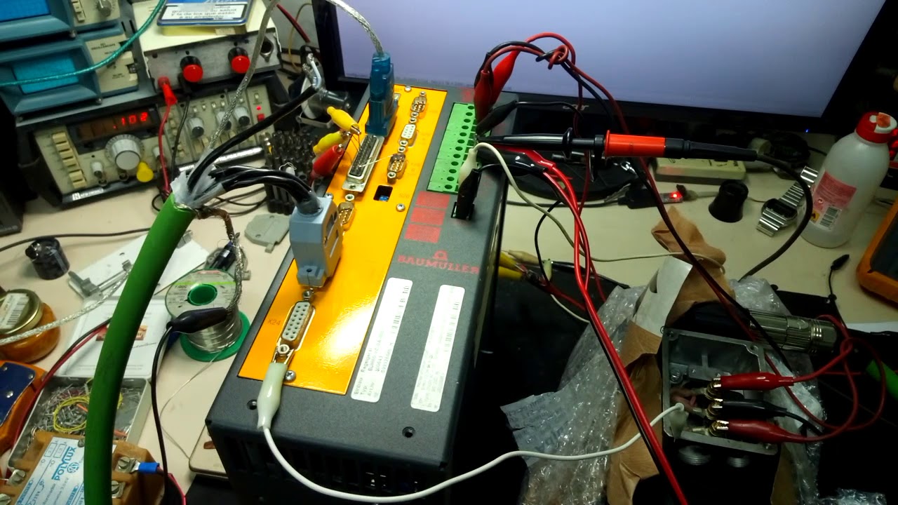 Servo Drive Baumuller BUM 60 TEST - YouTube