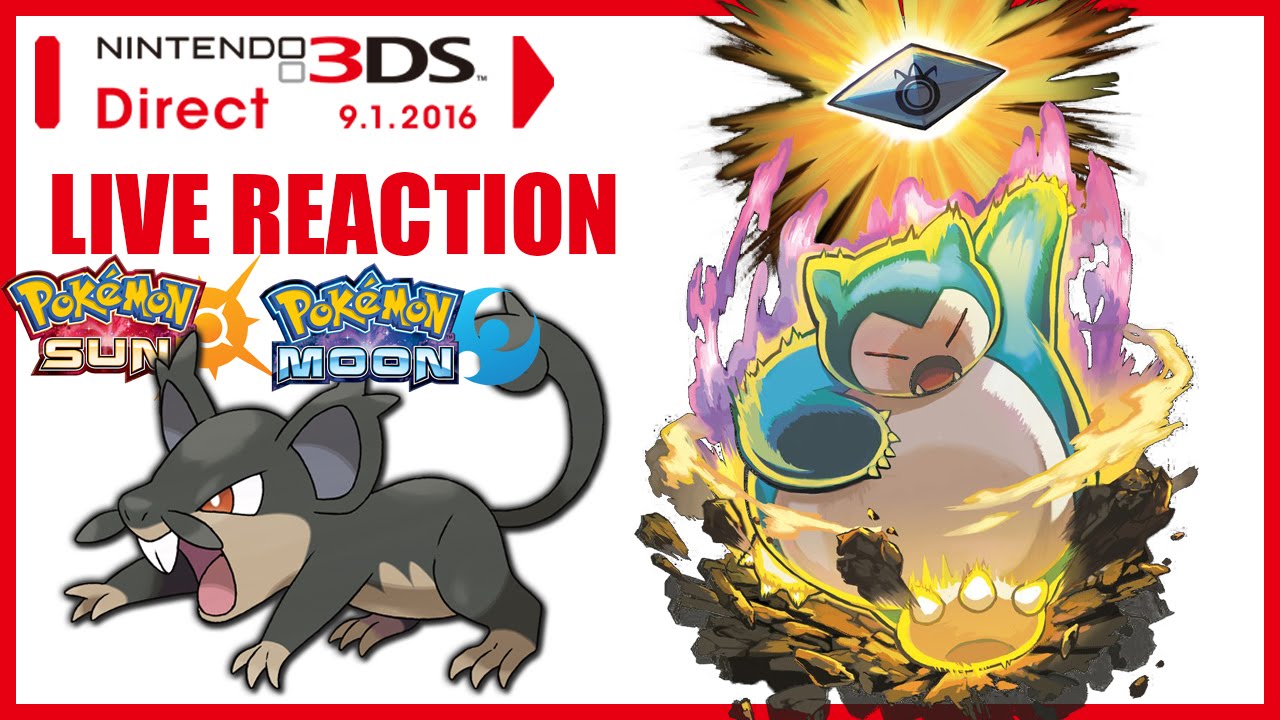 Alolan Ratatta and Snorlax Z-Move Revealed! - Pokemon Sun and Moon ...