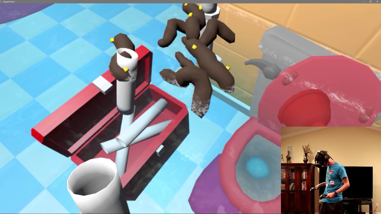 Pipejob: VR Plumber Simulator... Clean Up The Poo - YouTube