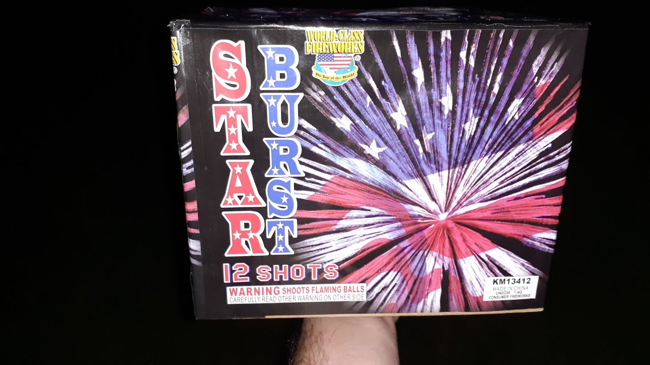 World Class Fireworks- Star Burst 🌠🌟 - 12 Shots - YouTube