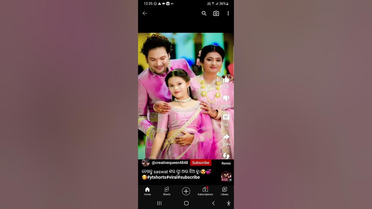 ଓଡିଶୀ DANCER SASWAT JOSHI SIRAND HIS WIFE, DAUGHTER - YouTube