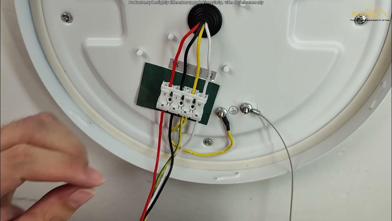 How to install LED Ceiling Light Fixture？ -C - YouTube