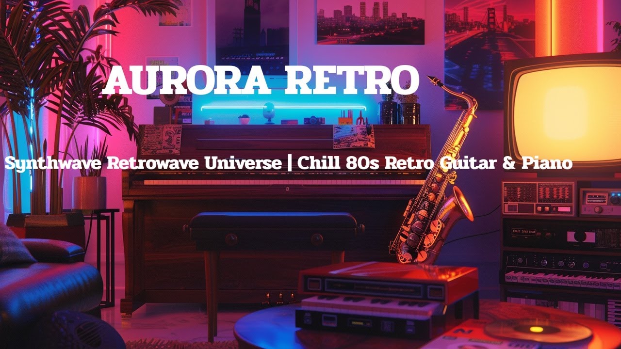 Synthwave Retrowave Universe l Chill 80s Retro Guitar & Piano - YouTube