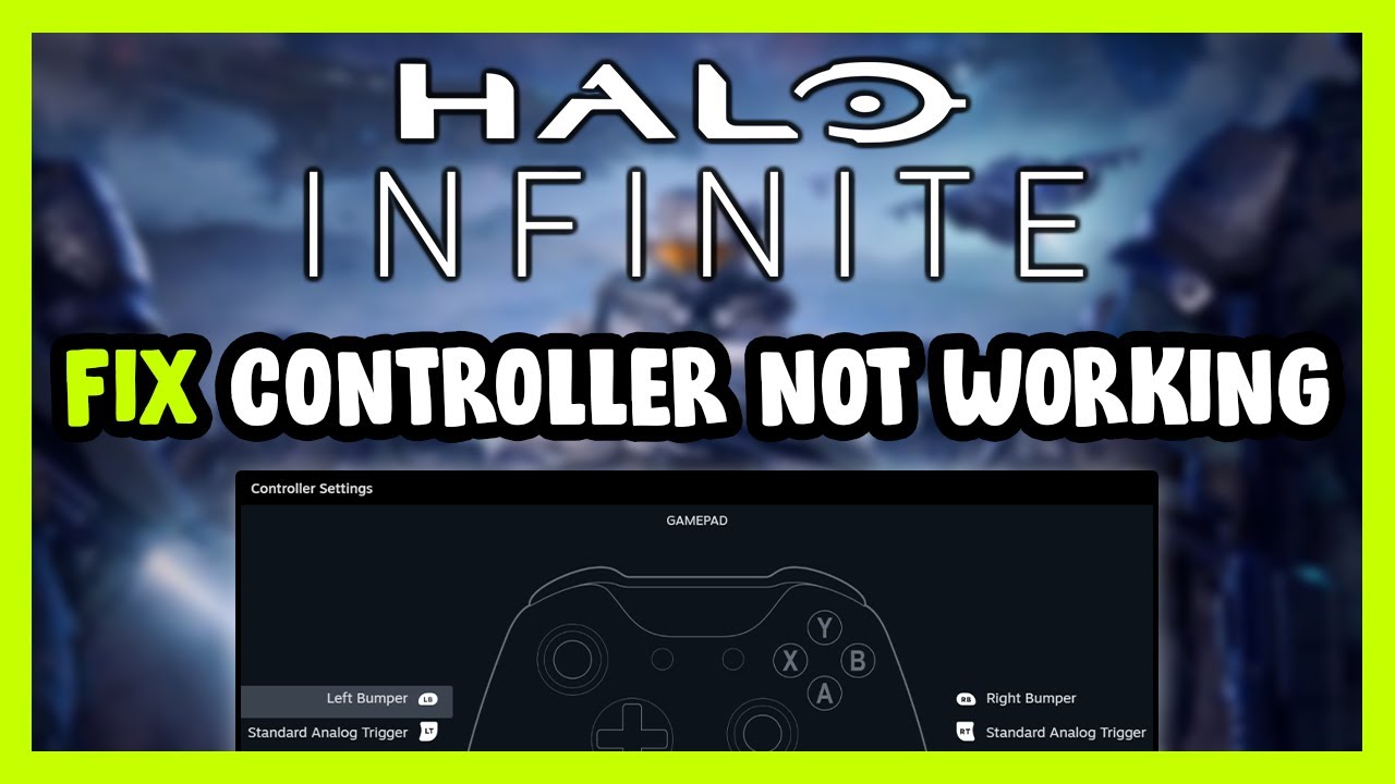 FIX Halo Infinite Controller/Gamepad Not Working on PC - YouTube