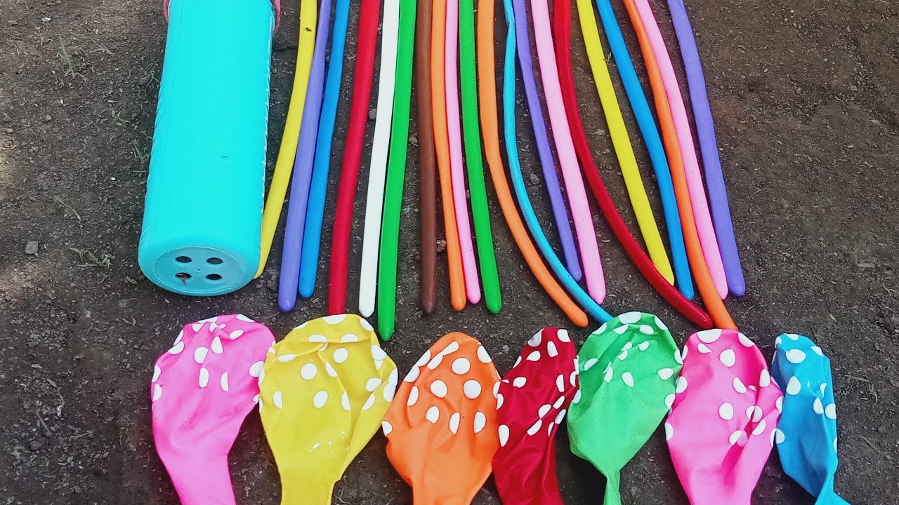 mencari balon warna-warni, meletuskan balon, happy birthday balloons ...