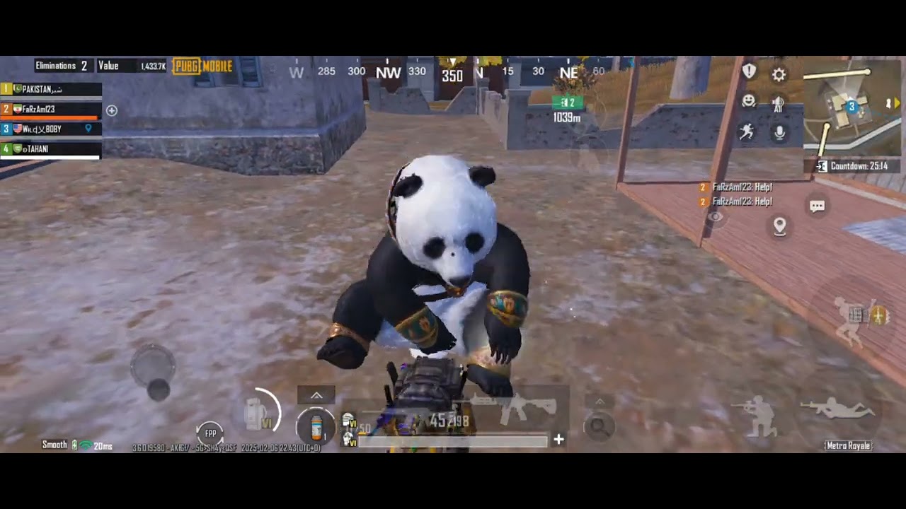 # Meet Panda in Metro Royal # loot # things # PUBG MOBILE # pubg mobile ...