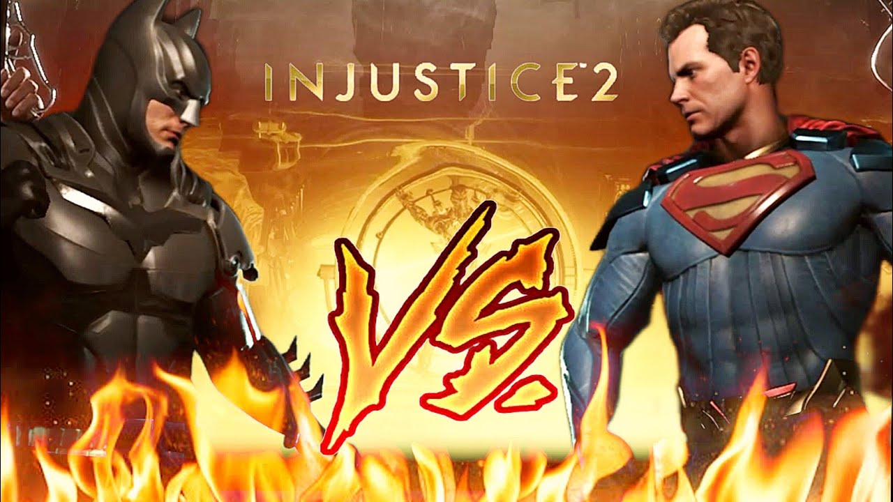 Injustice 2 - Batman vs Superman (Epic Fight) - YouTube