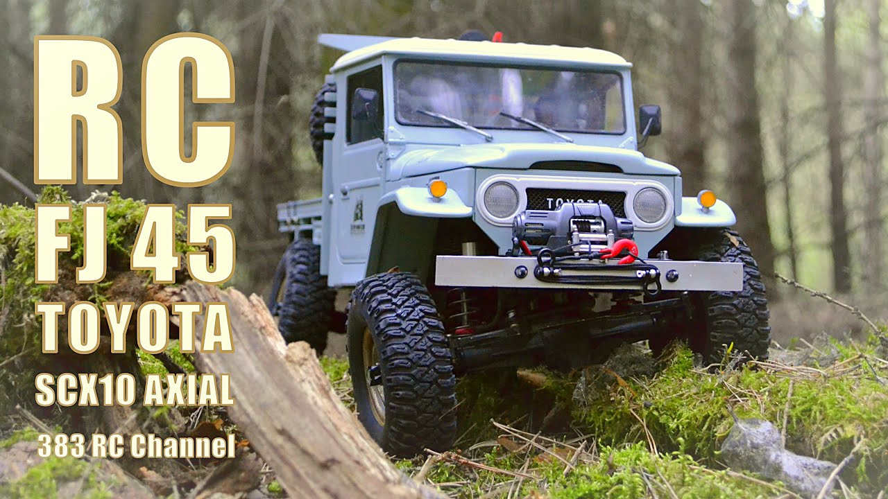 RC Toyota FJ45 Axial SCX10 Offroad Extreme.Woodcutter - YouTube