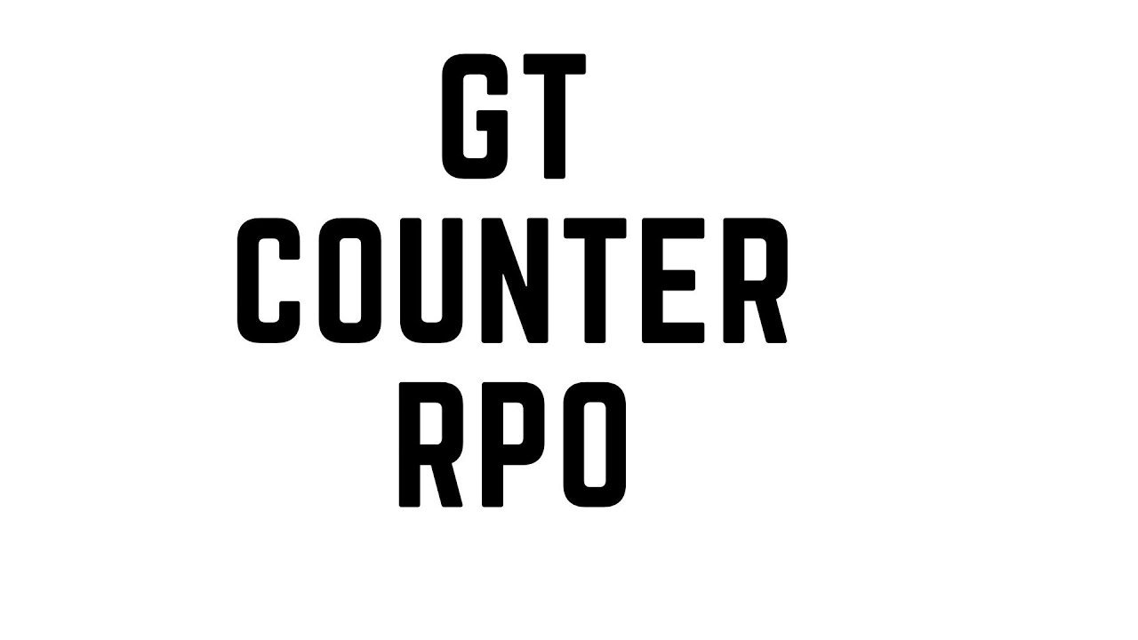 Easy Counter RPO - YouTube
