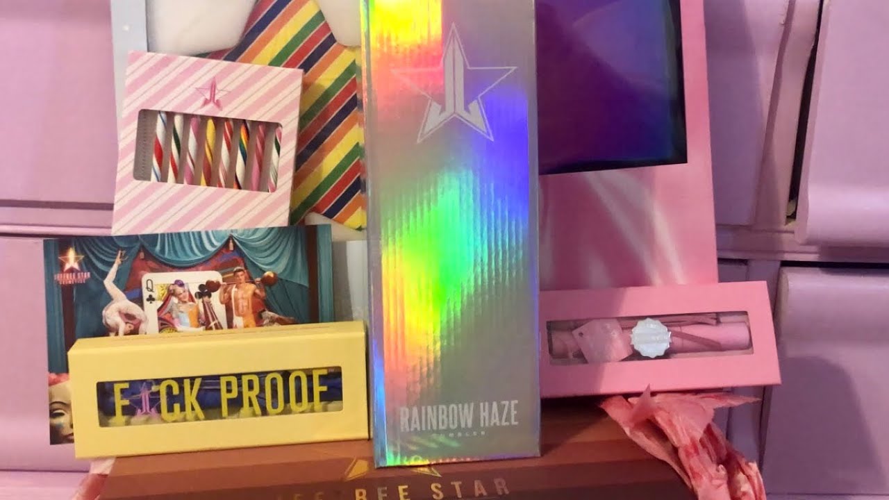 Jeffree Star rainbow haze🌈last minute Xmas shop - YouTube