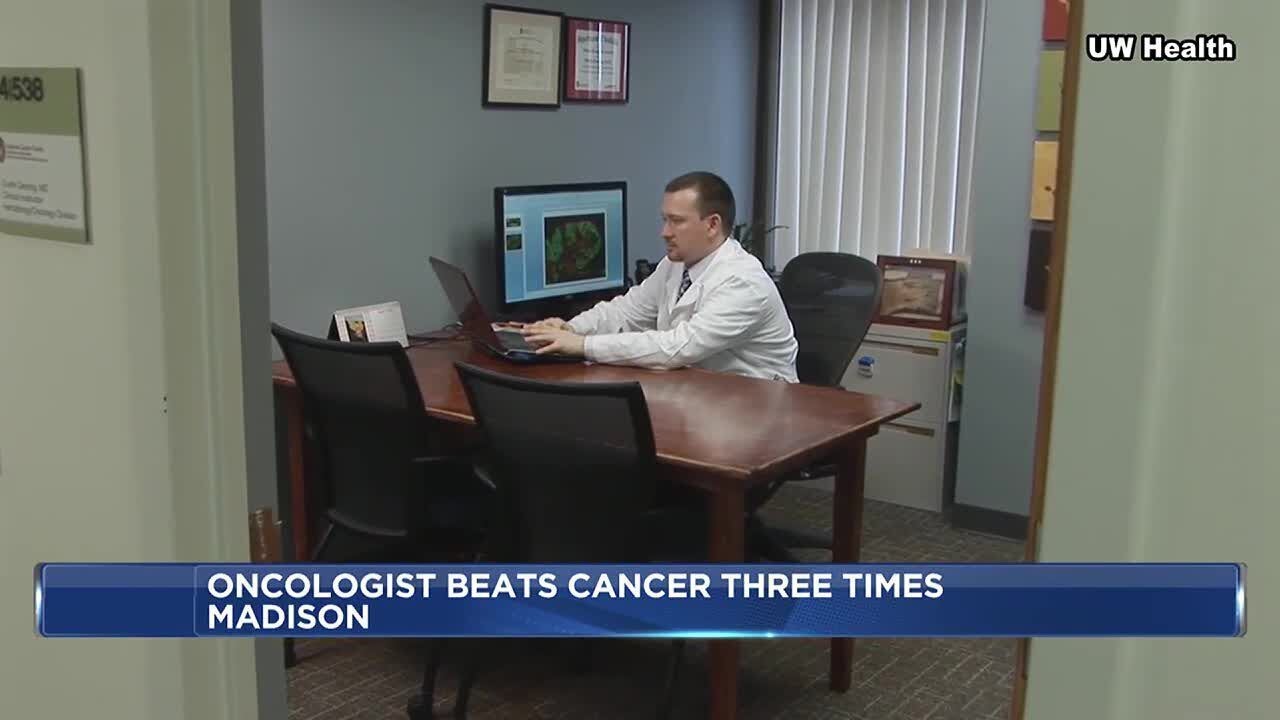 UW Health oncologist overcomes colon cancer three times - YouTube