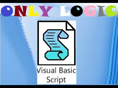 13. Visual Basic Script Interact With File Log Time And User - Youtube