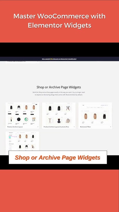 Master WooCommerce with Elementor Widgets #wordpressplugin #shoplentor #hasthemes - YouTube