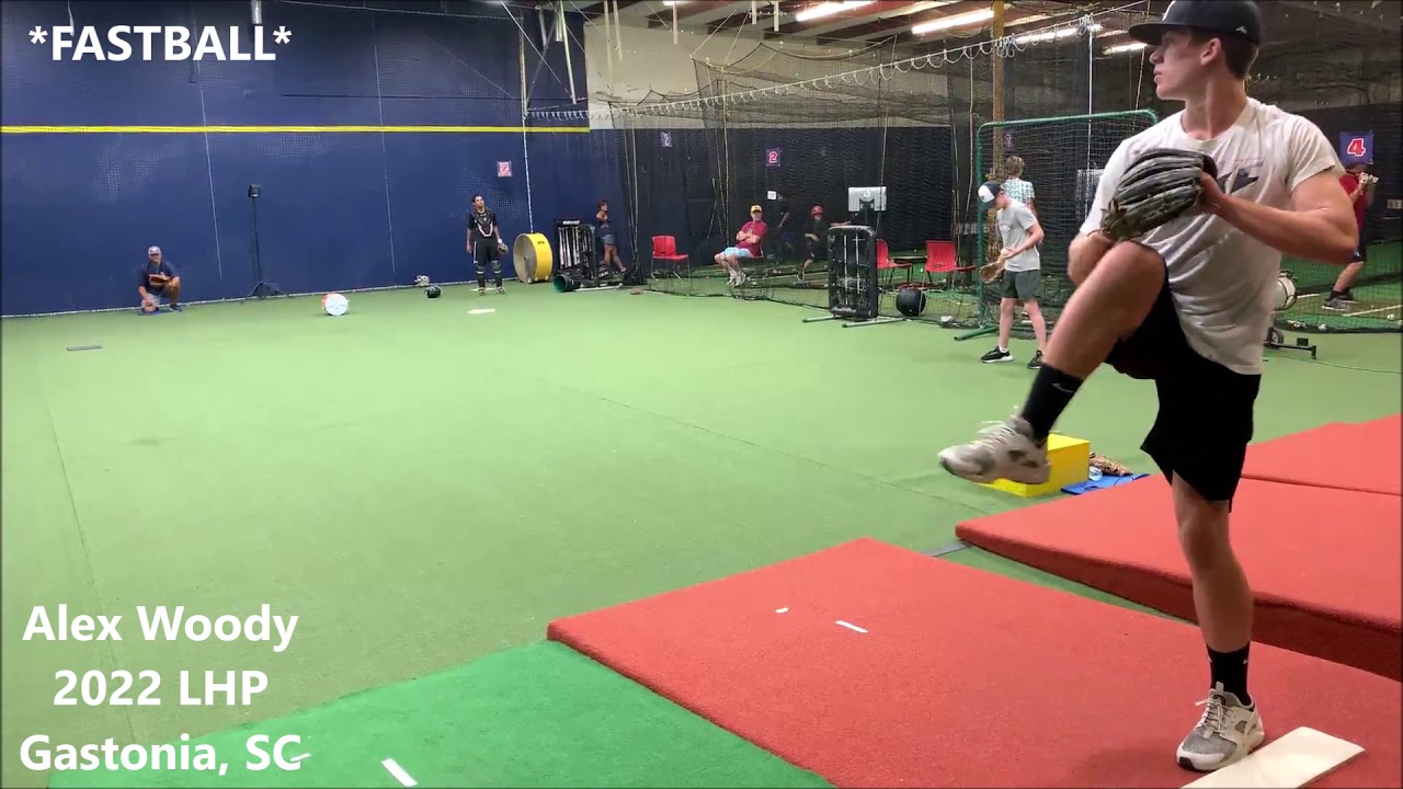 Alex Woody (2022 LHP) *BULLPEN VIDEO* Showcase Baseball Academy - YouTube