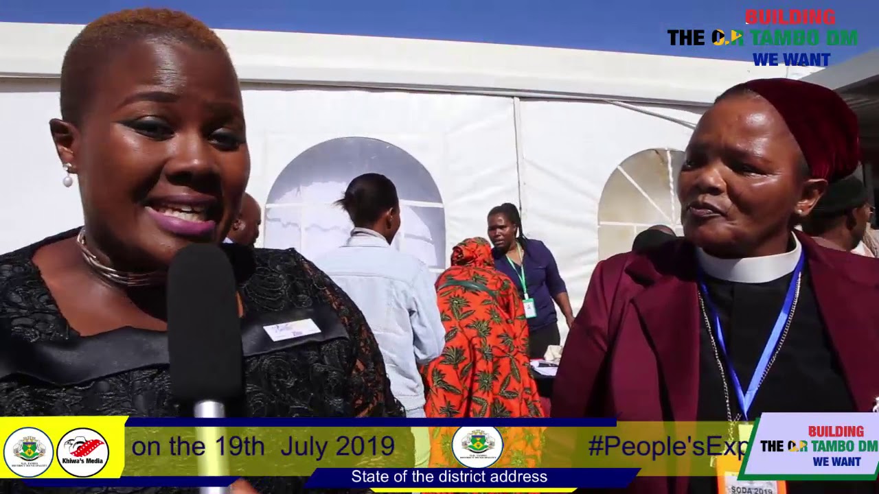 O. R Tambo District Municipality SODA 2019, Addressed by Hon. Executive ...