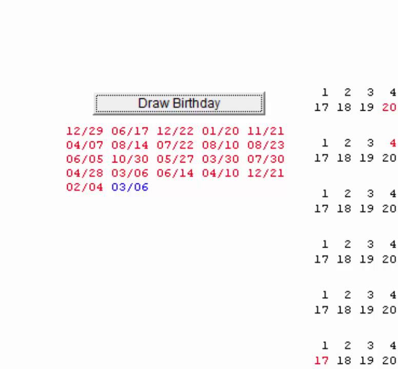 Birthday Problem Simulation - YouTube