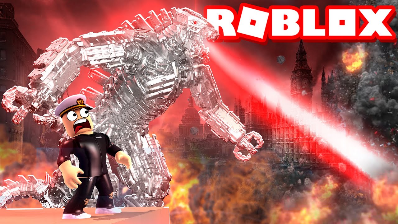 MECHAGODZILLA 2021 DESTROYS THE CITY IN ROBLOX - YouTube
