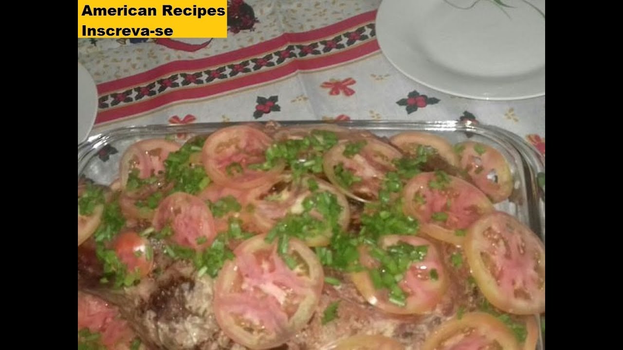 Receita: Pernil de porco recheado e assado - YouTube