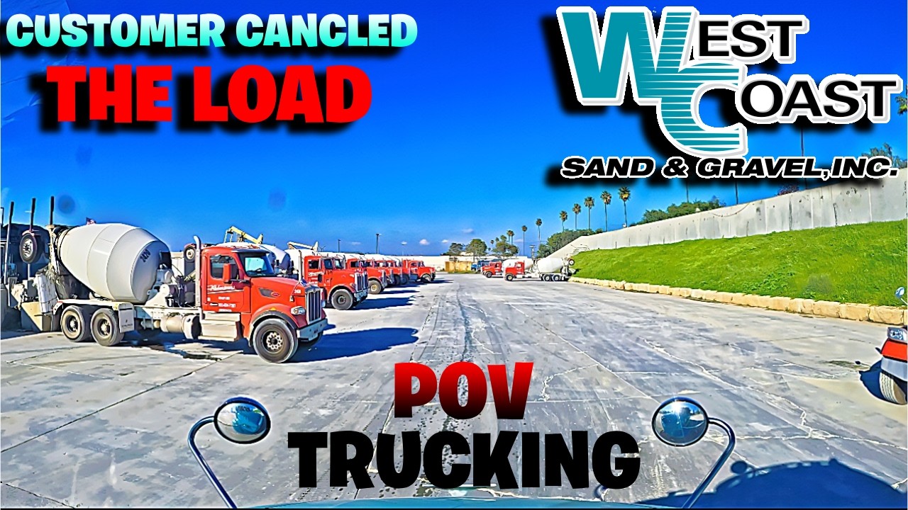 Dropping Material Back Off - Canceled Load - YouTube