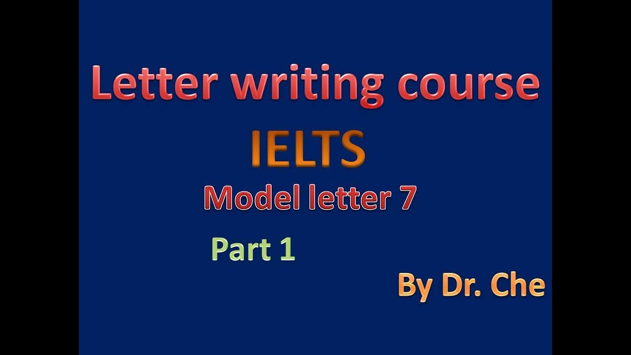 IELTS Task 1 General Model Letter How To Write Informal Letters ielts-task-1-general-model-letter-how-to-write-informal-letters