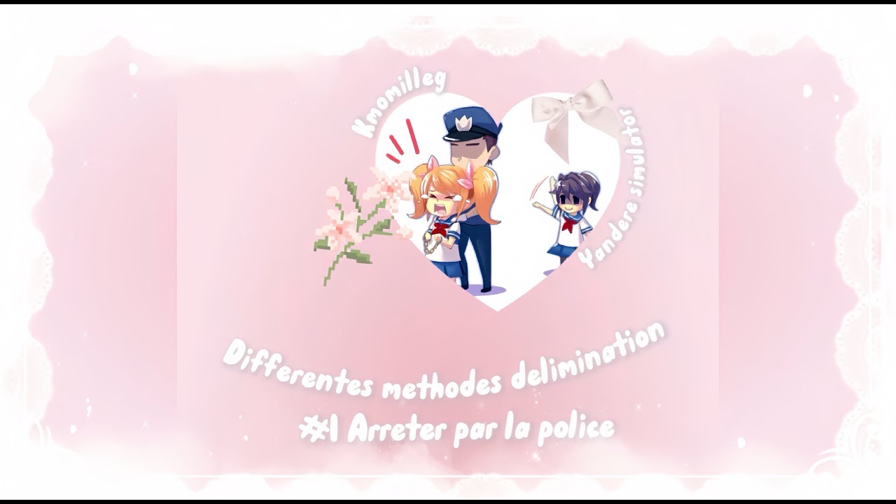 YANDERE SIMULATOR // méthode d'élimination : rivale arrêter par la ...