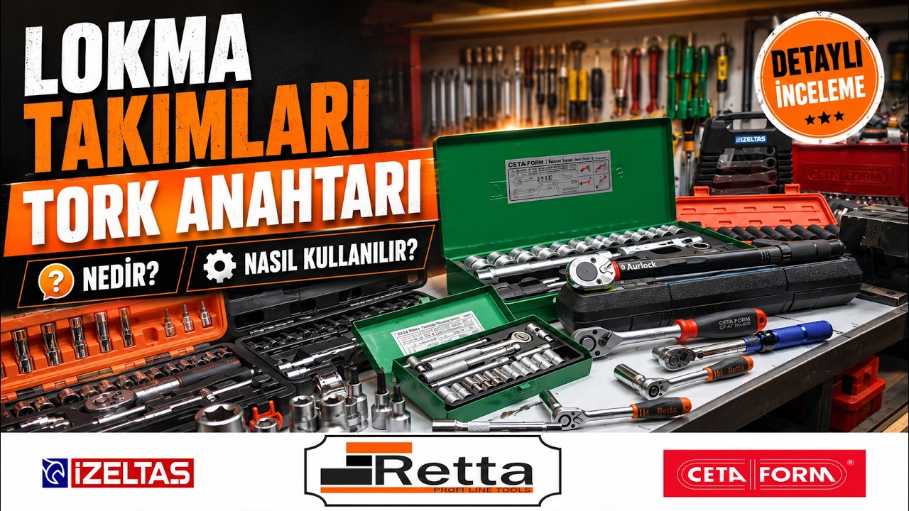 Lokma Takımı Nedir - Tork Anahtarı Nasıl Kullanılır - Lokma anahtar ...