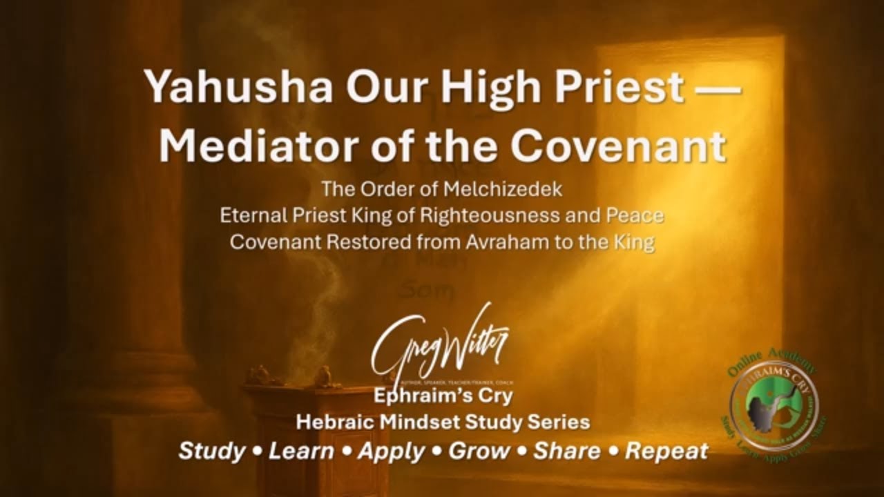 YAHUSHA OUR HIGH PRIEST: The Eternal Mediator of the Renewed Covenant ...