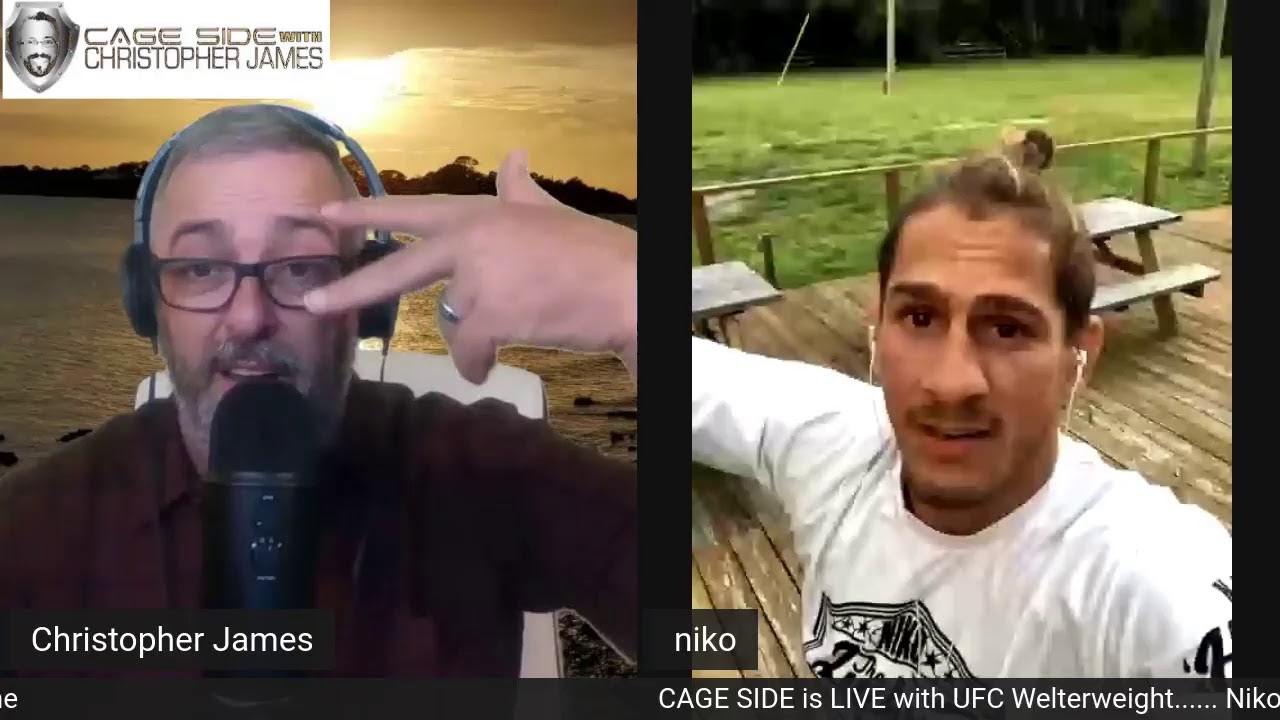 Cage side with Christopher James: Niko Price & Nate Shook - YouTube