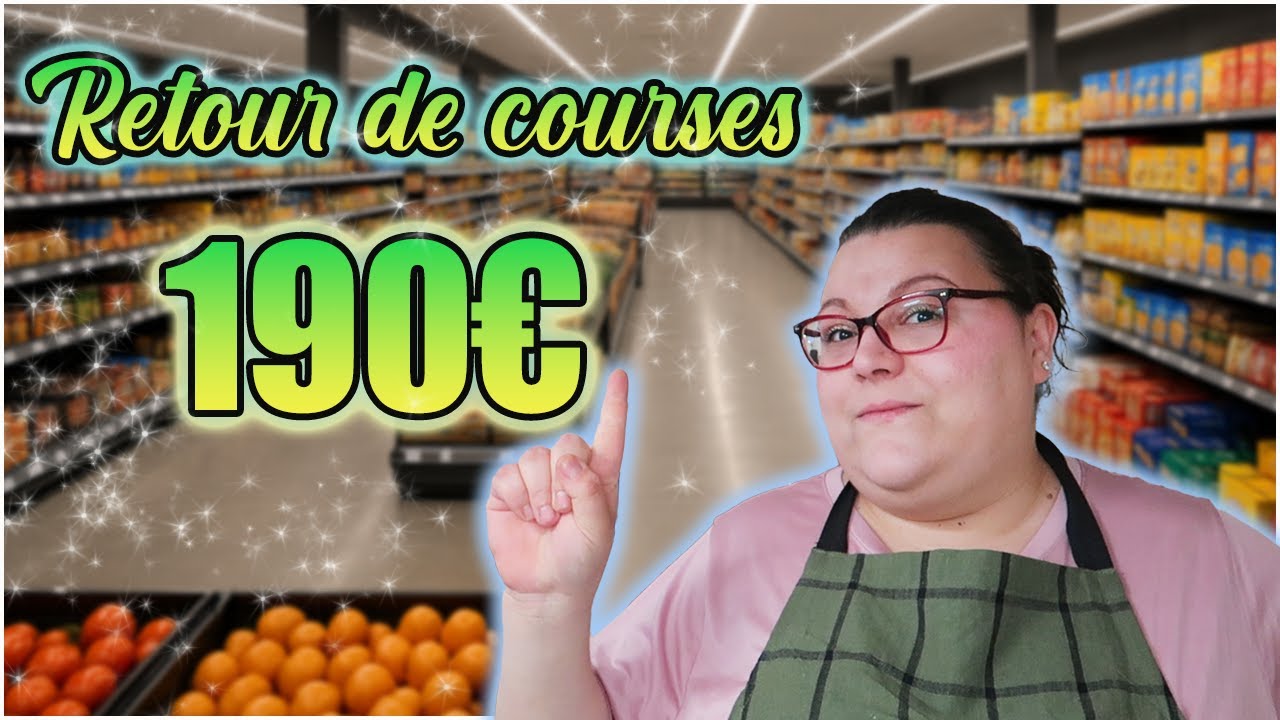 Retour de courses 190€ | Aldi, Intermarché, Colruyt, Épicerie Turque ...