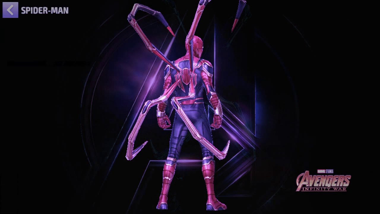 The Iron Spider armor from Avengers Infinity war in Marvel Future Fight ...