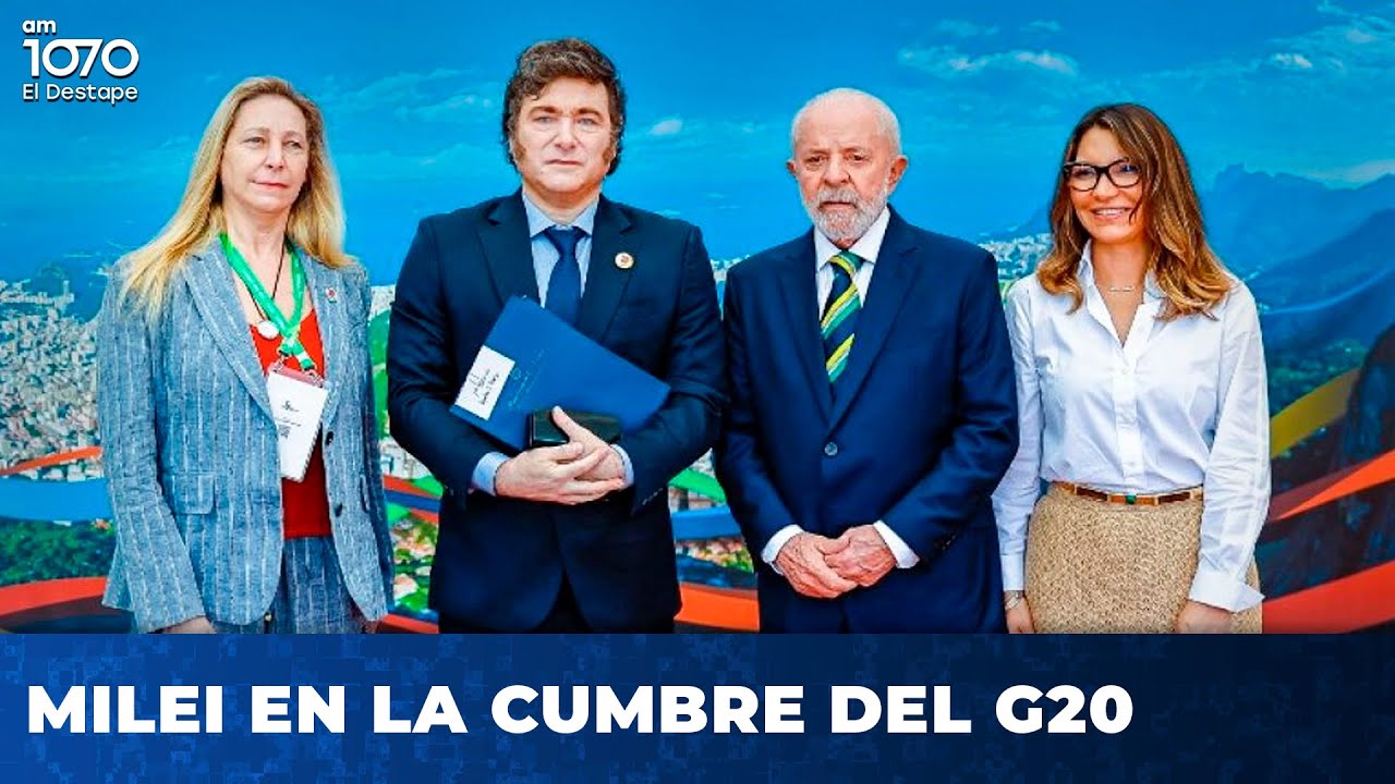 MILEI EN LA CUMBRE DEL G20 - YouTube