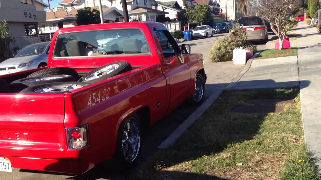 1976 chevy C10 454 ss short bed pick up - YouTube