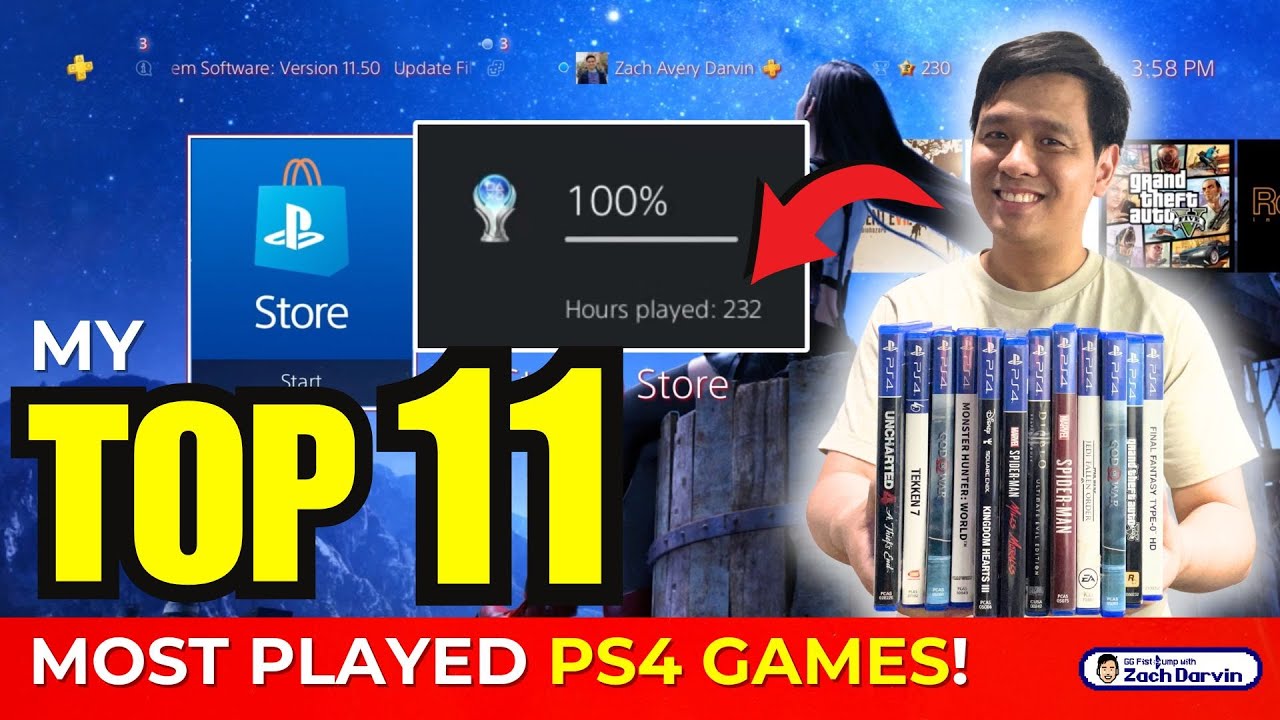 Top 11 Most Played PS4 Games | PlayStation 4 Best Hits! - YouTube