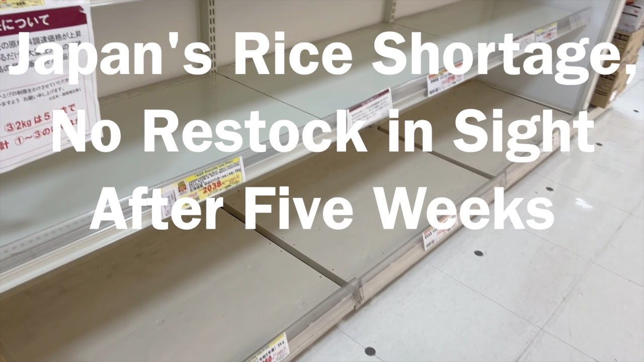Japan's Rice Shortage, No Restock in Sight After Five Weeks 20240822 # ...