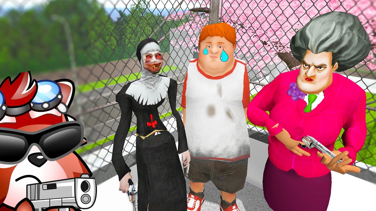 PIFTEL RAPIT DE PROFA, EVIL NUN SI CALAMAR! Trebuie Sa-l Salvez - YouTube