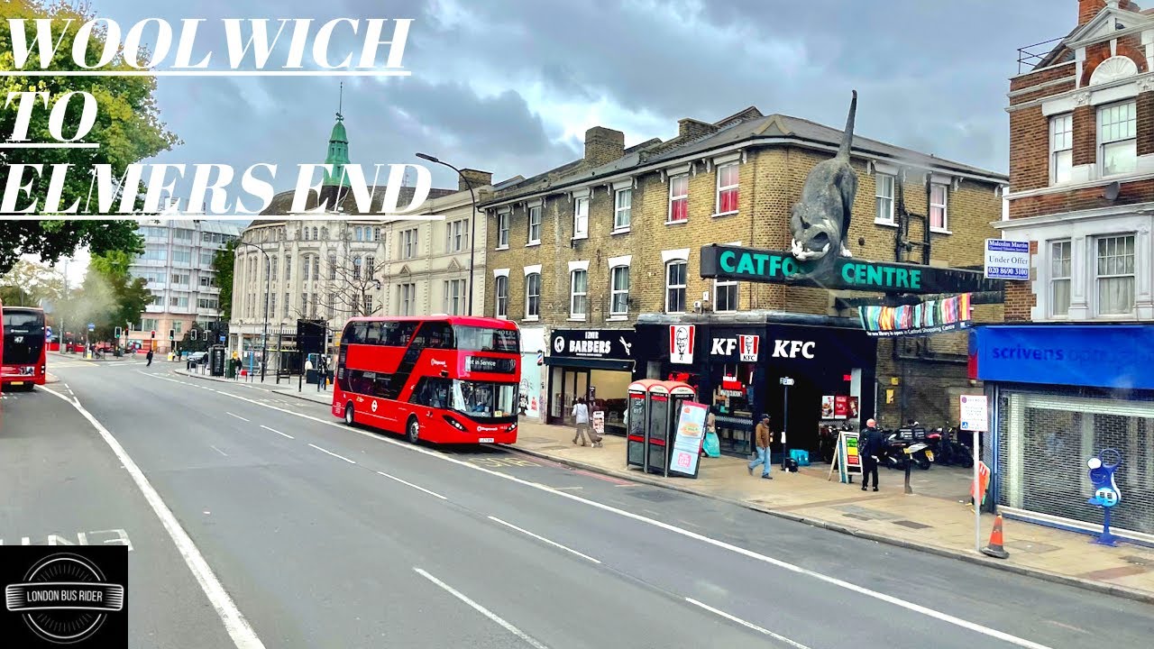 East LONDON 4K I Rode BUS 54 through Sunny and Rainy Weather Join Me ...