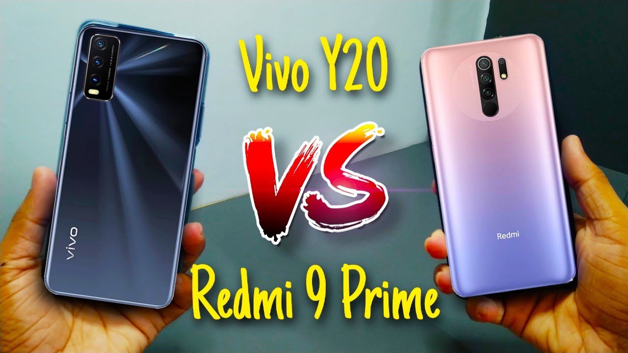 Redmi 9 Prime Vs Vivo Y20 Comparision and Review | Colours | Helio G80 ...