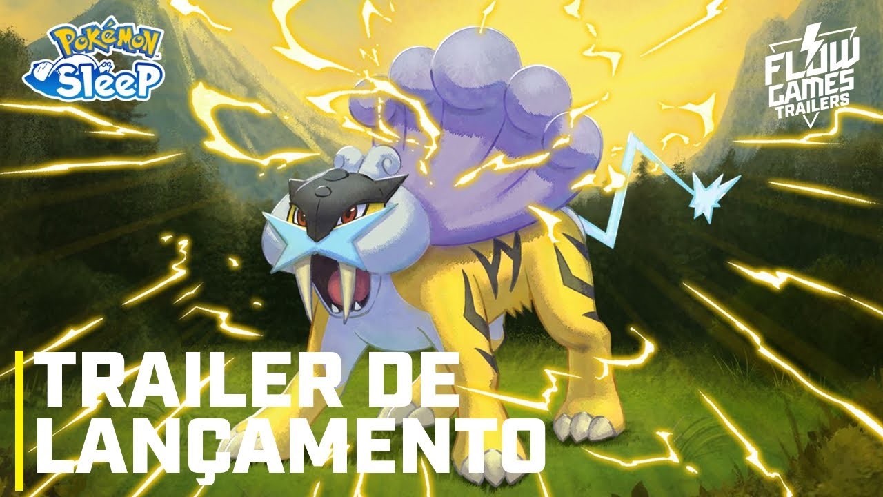 Pokémon Sleep | Trailer de Lançamento - Raikou ⚡ - YouTube