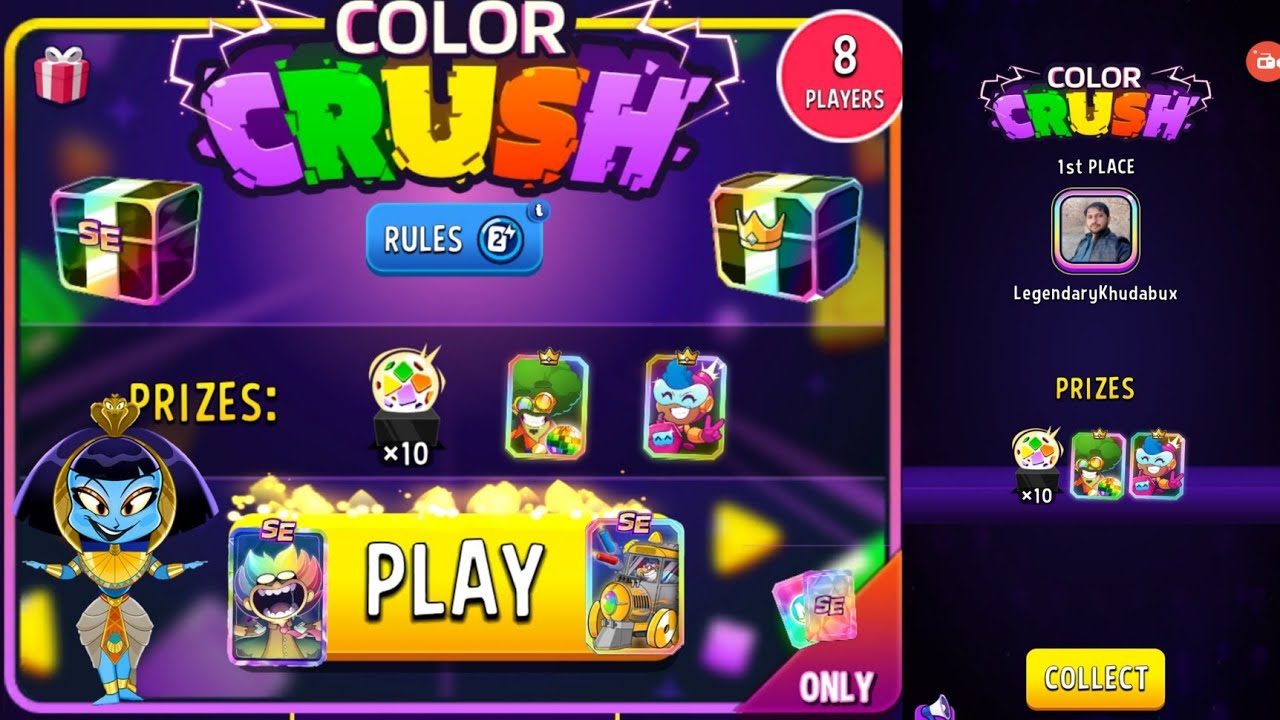 match masters color crush tournament | color crush legendary boosters ...