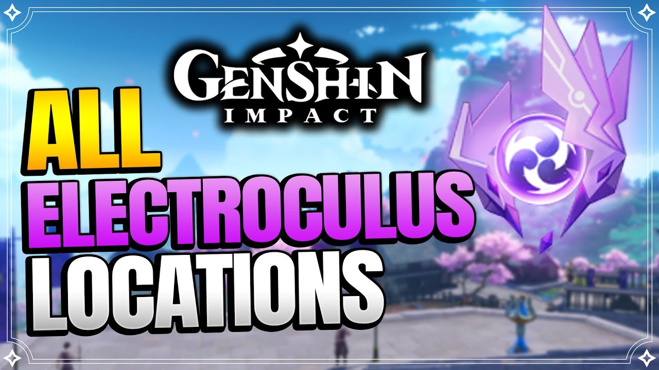 ALL Electroculus Locations Part 1 | Narukami Island + Kannazuka ...