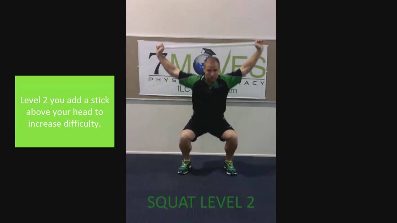 Level 0 to 3 Squat - YouTube