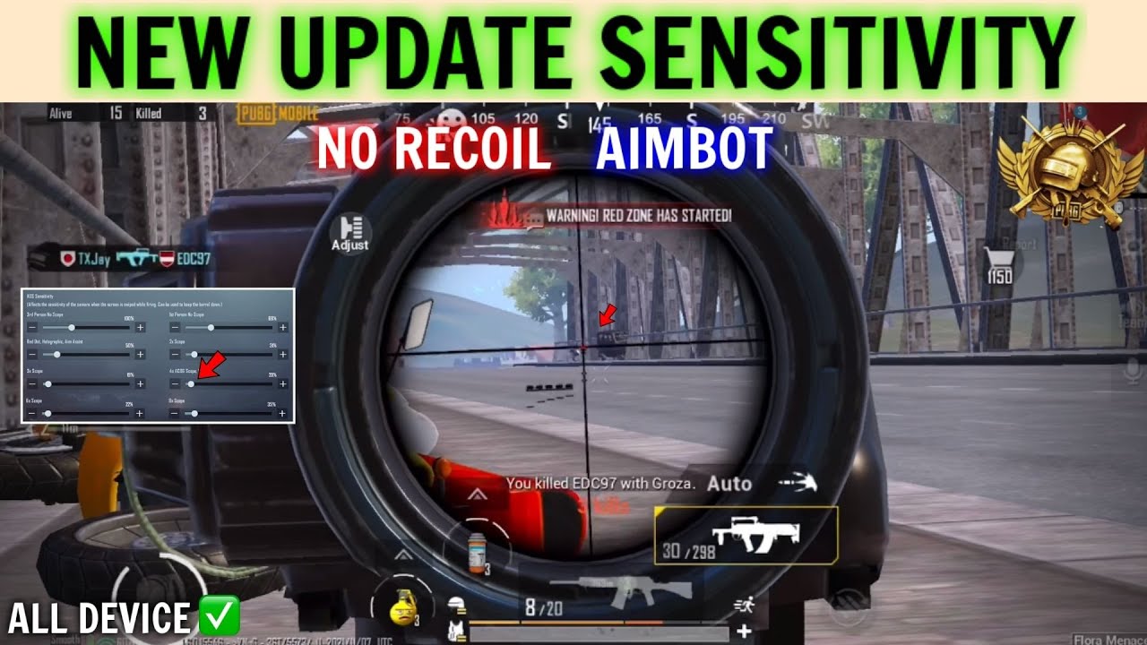 Best Sensitivity & Settings Code in 2022 😱 PUBG Mobile - YouTube