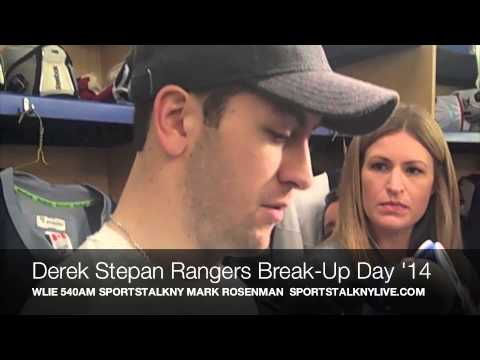 Derek Stepan/WLIE 540AM SPORTSTALKNY Mark Rosenman New York Rangers Breakup day 2014 - YouTube