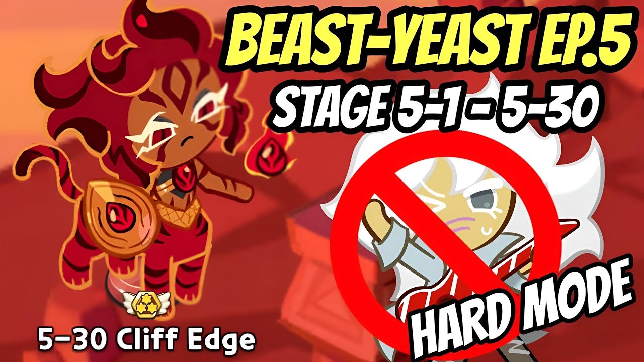 Beast-Yeast Episode 5 Stage 5-1 - 5-30 Hard Mode Guide 3 Stars ⭐ ⭐ ⭐ ...