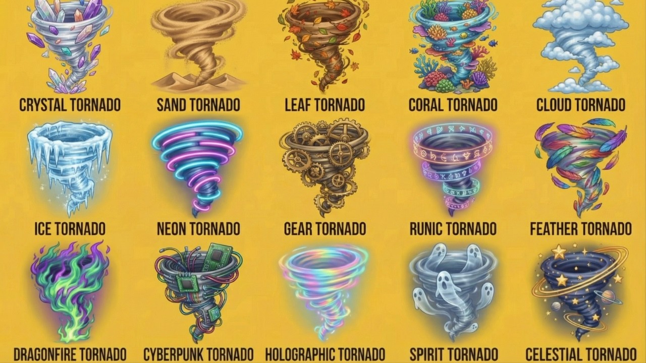 All Types of Tornadoes in One Video - YouTube