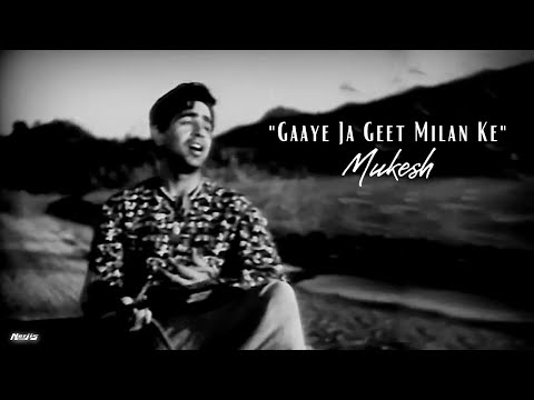 Gaaye Ja Geet Milan Ke || Devendra Kumar Singh || Song by Mukesh - YouTube