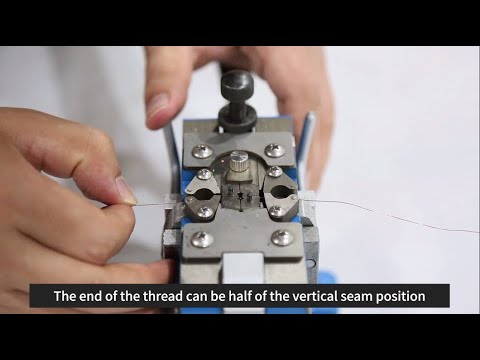 cold pressure welding machine to joining copper cables - YouTube